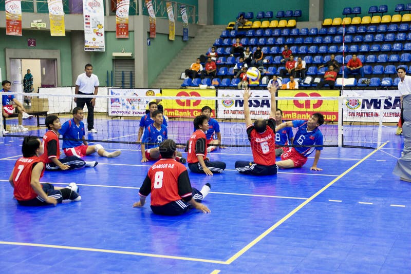 Men S Sitting Volleyball for Disabled Persons Editorial Photo - Image ...