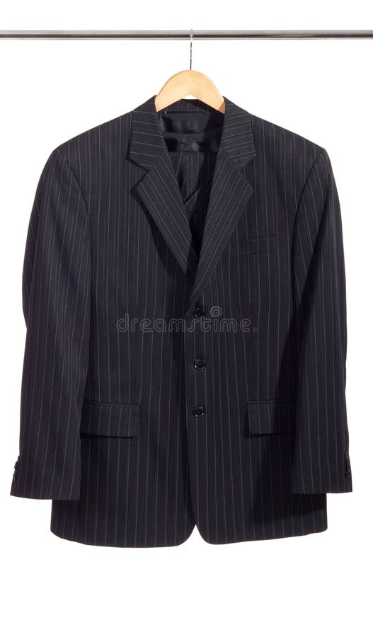 Men s suit on the rack stock photo. Image of attire, hanger - 18150492
