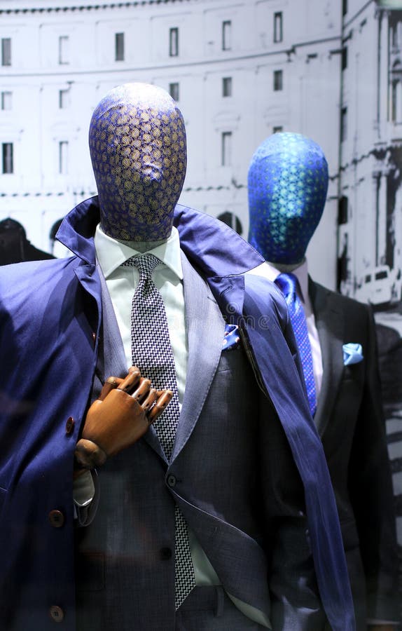 Men`s suit store display stock image. Image of face, gentleman - 89345091
