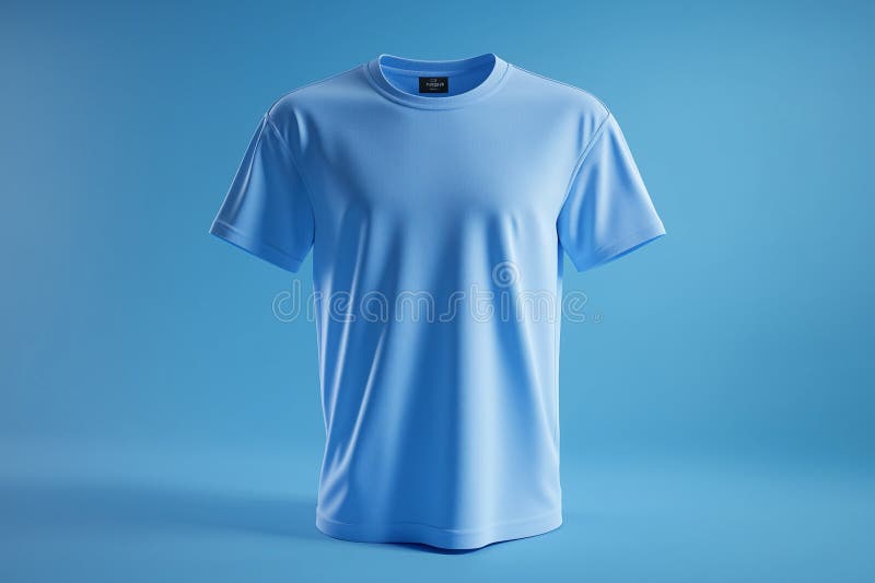 Men S T-shirt with Shadows, Front and Back View. Design Template on a ...