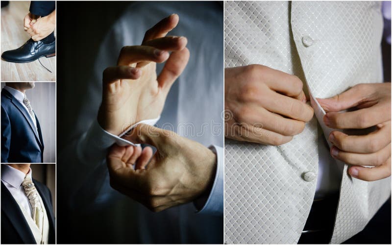 Collage of Elegant Men in Suits Stock Photo - Image of adult, people ...