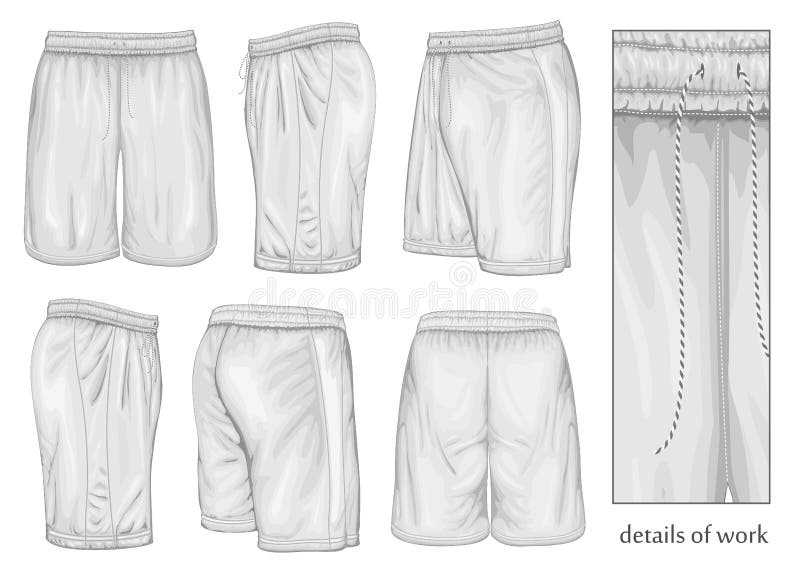 Athletic Shorts Drawing