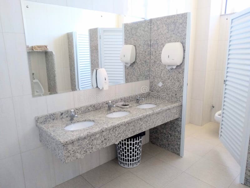 Men& X27;s or Women& X27;s Bathroom Layout Stock Image - Image of mens ...