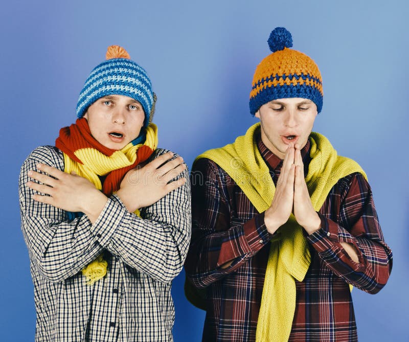 Fun Faces. Cold and Flu, Single. Stock Photo - Image of male ...