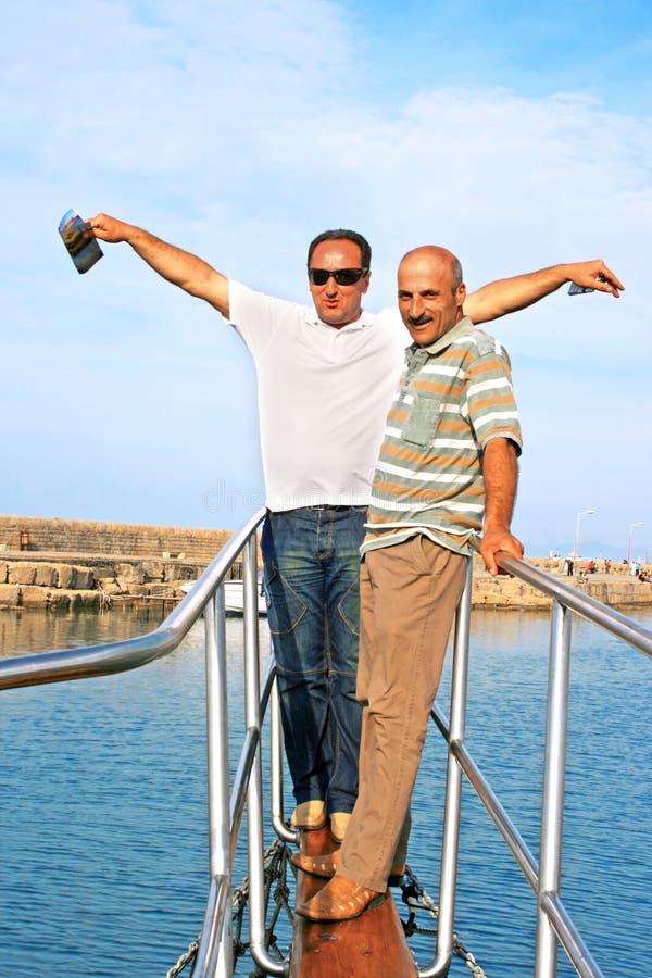 Men on ship stock photo. Image of speed, south, male - 16125282