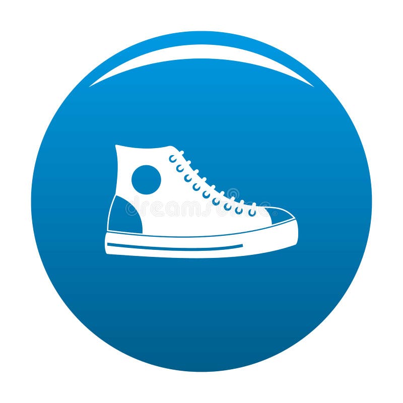 Men shoe icon blue vector stock vector. Illustration of industry ...