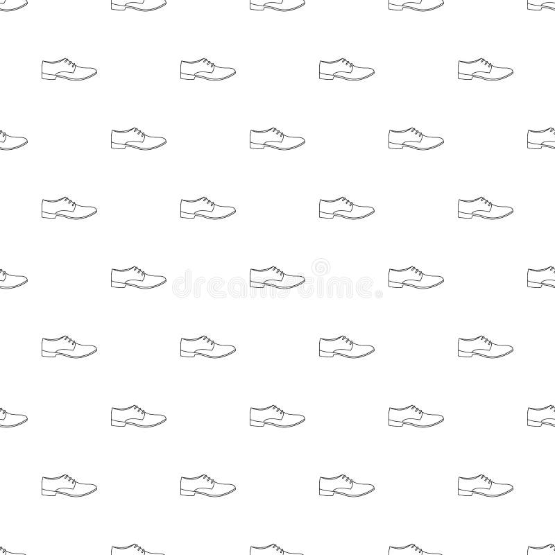 Men shoe pattern seamless stock illustration. Illustration of casual ...
