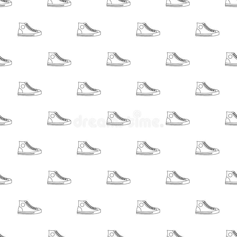 Men shoe pattern seamless stock illustration. Illustration of fashion ...