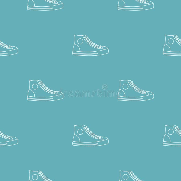Men Shoe Pattern Vector Seamless Stock Vector - Illustration of ...