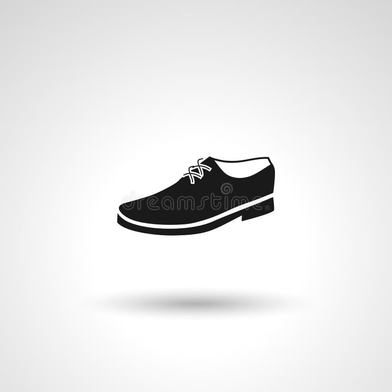 Men Shoe Sign. Men Shoe Isolated Simple Icon Stock Vector ...