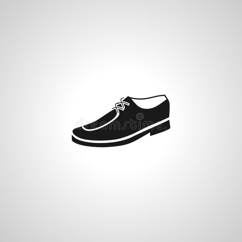 Men Shoes Isolated Simple Icon Stock Vector - Illustration of business ...