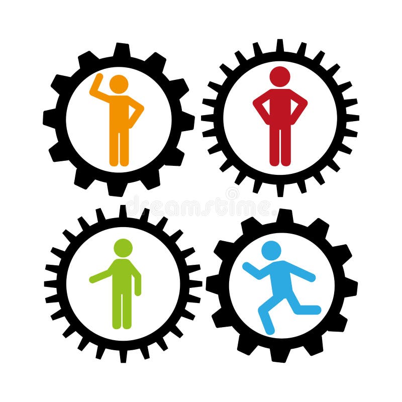 Men sign design stock illustration. Illustration of poses - 66640633