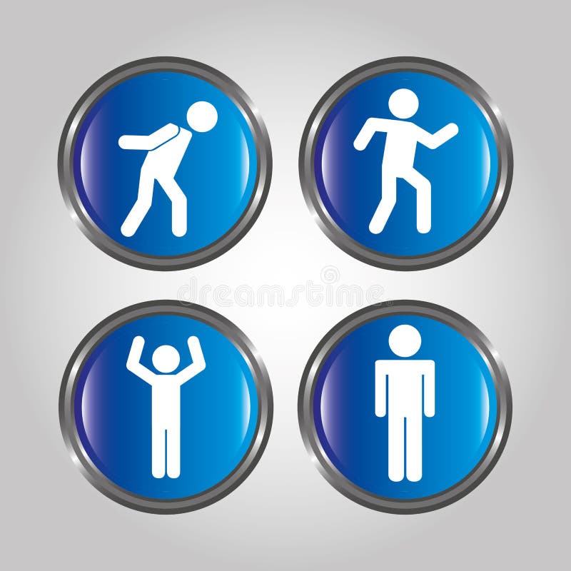 Men sign design stock illustration. Illustration of people - 66640636