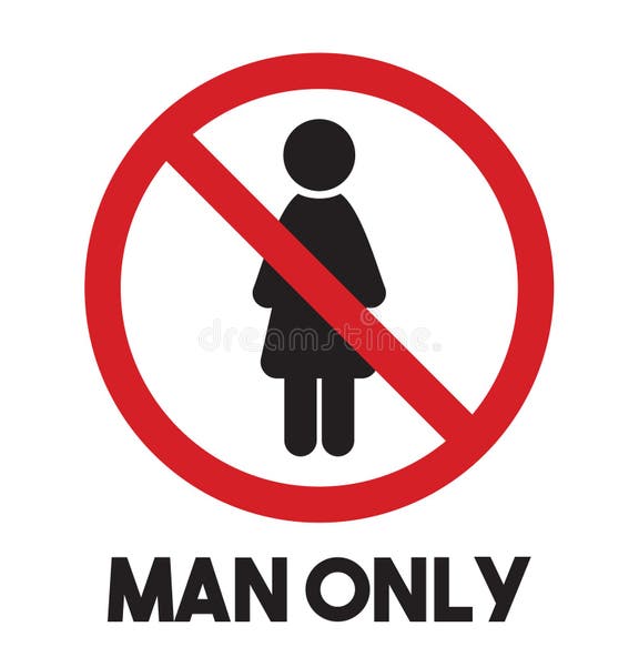 Men only sign stock illustration. Illustration of icon - 95397779
