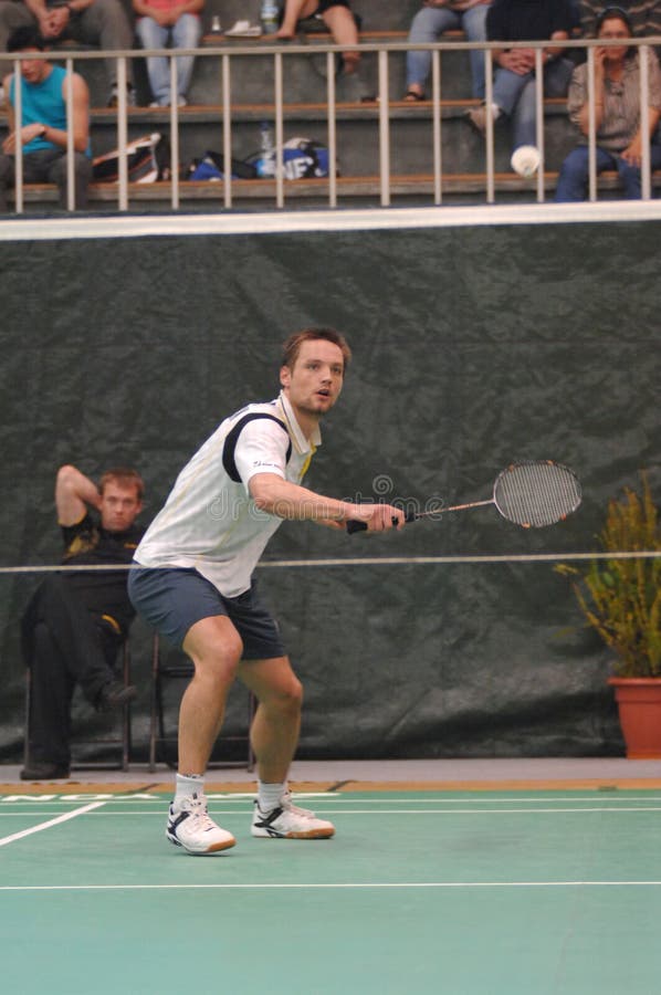 Men singles badminton editorial image. Image of compete - 9221405