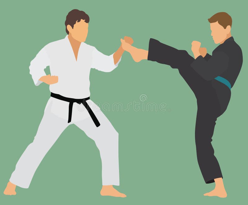 Men Sparring stock illustration. Illustration of wearing - 48123425