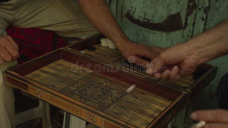 Men Play a Traditional Game with Dice in Israel Stock Footage - Video ...