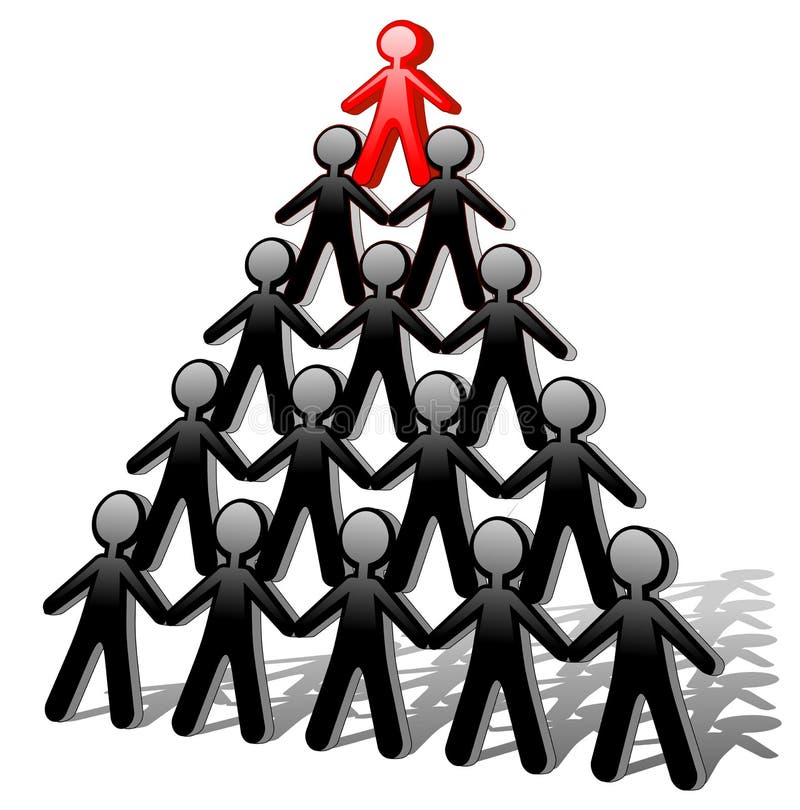 Success Pyramid Showing Vision Ambition Execution and Determination ...