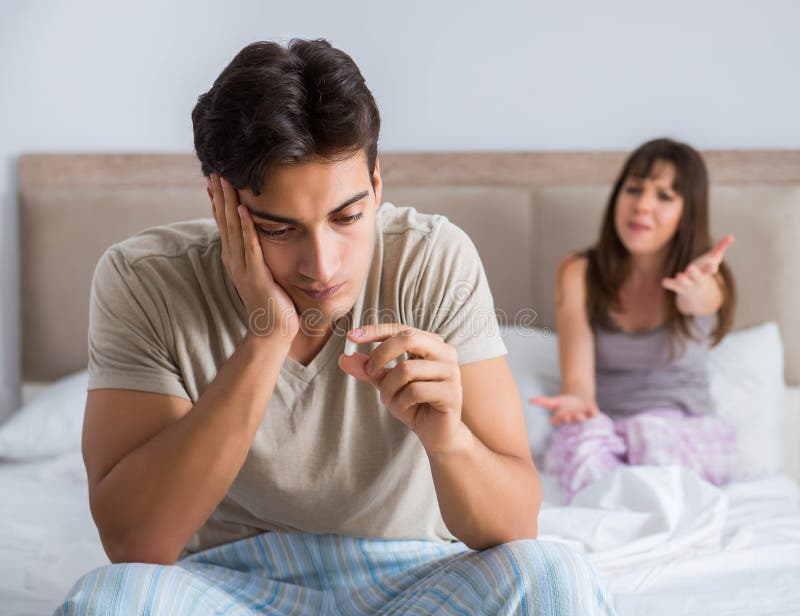 Man Suffering from Impotency with Pill Stock Photo - Image of ...