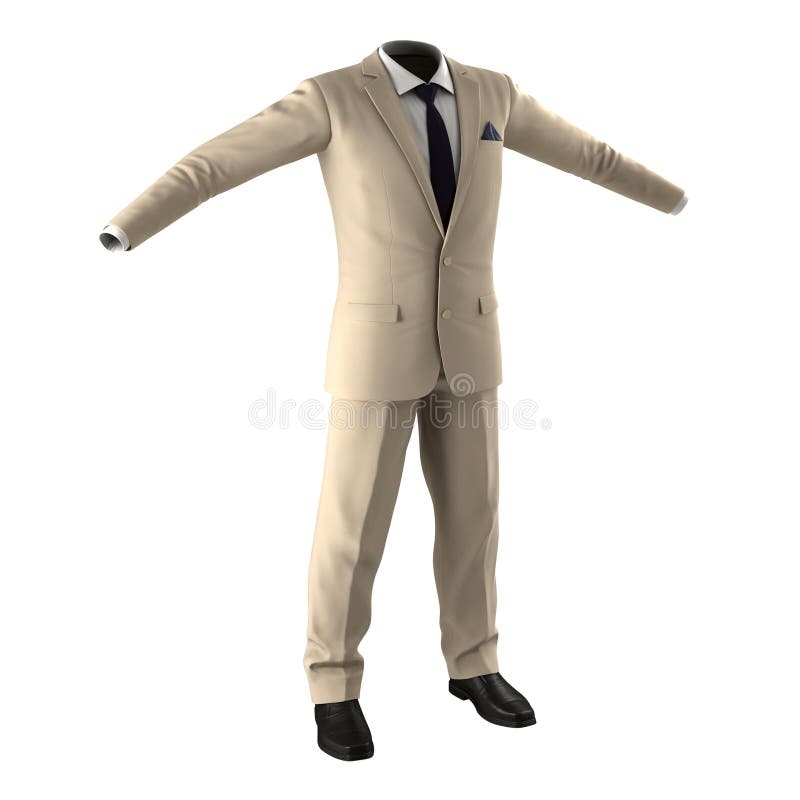 Men Suit on White Background Stock Image - Image of model, store: 63731561