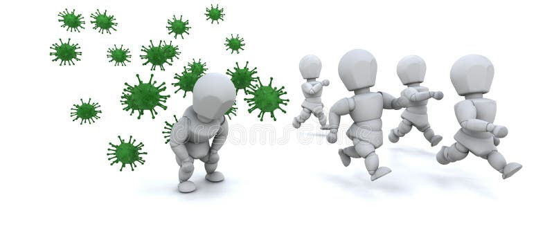 Men Surrounded Bacteria Stock Illustrations – 6 Men Surrounded Bacteria ...