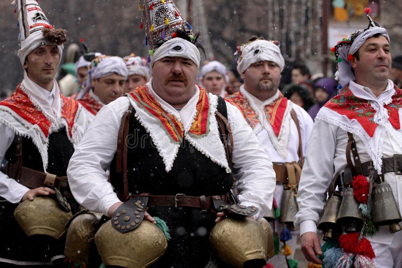 Men in Traditional Masquerade Costume Editorial Stock Photo - Image of ...