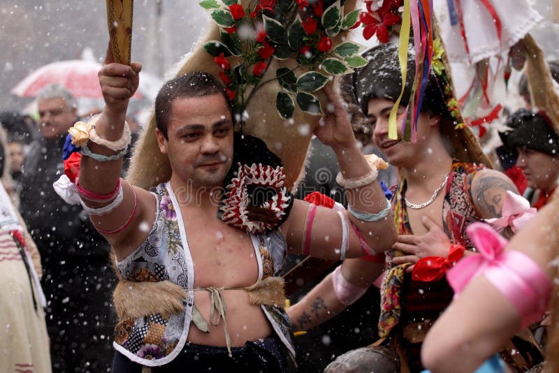 Men in Traditional Masquerade Costume Editorial Image - Image of ...