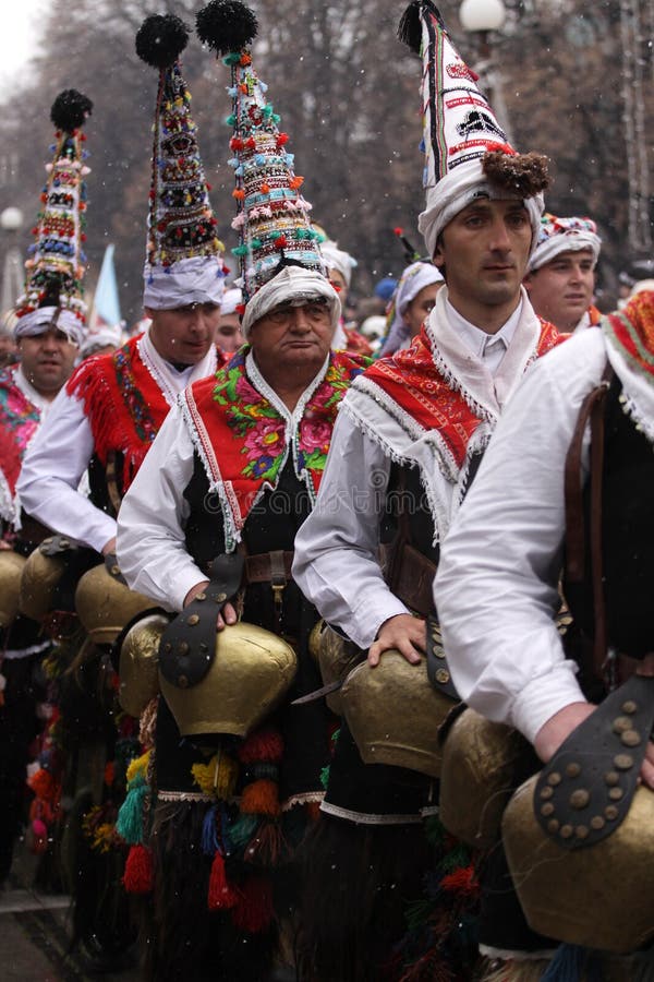 Men in Traditional Masquerade Costume Editorial Stock Photo - Image of ...