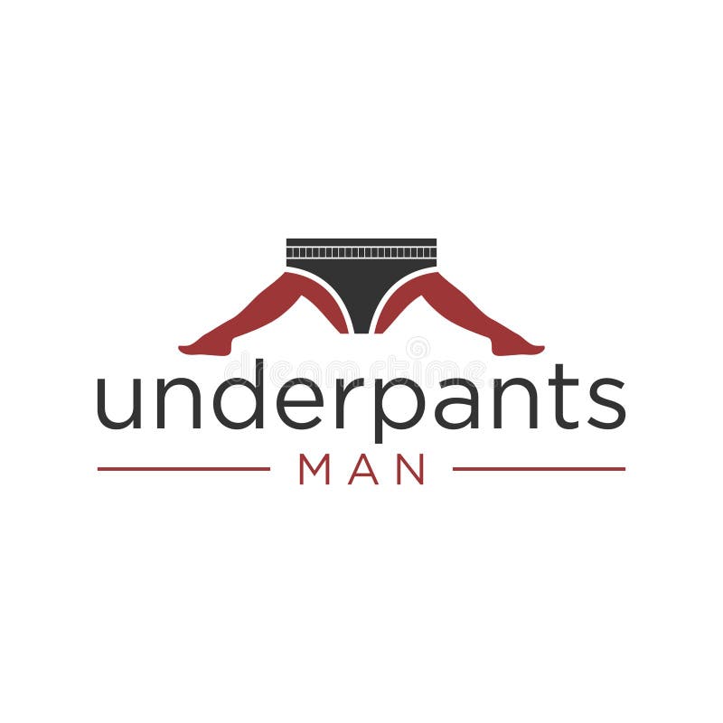 Men underwear fashion logo stock illustration. Illustration of dress ...