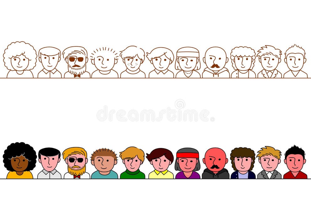 Men Border Stock Illustrations – 7,543 Men Border Stock Illustrations ...