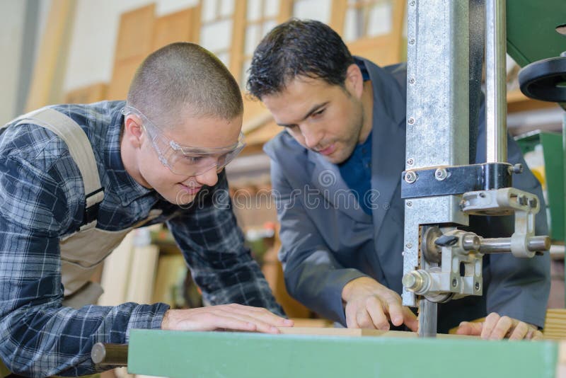 Men Using Industrial Machinery Stock Photo - Image of machine ...