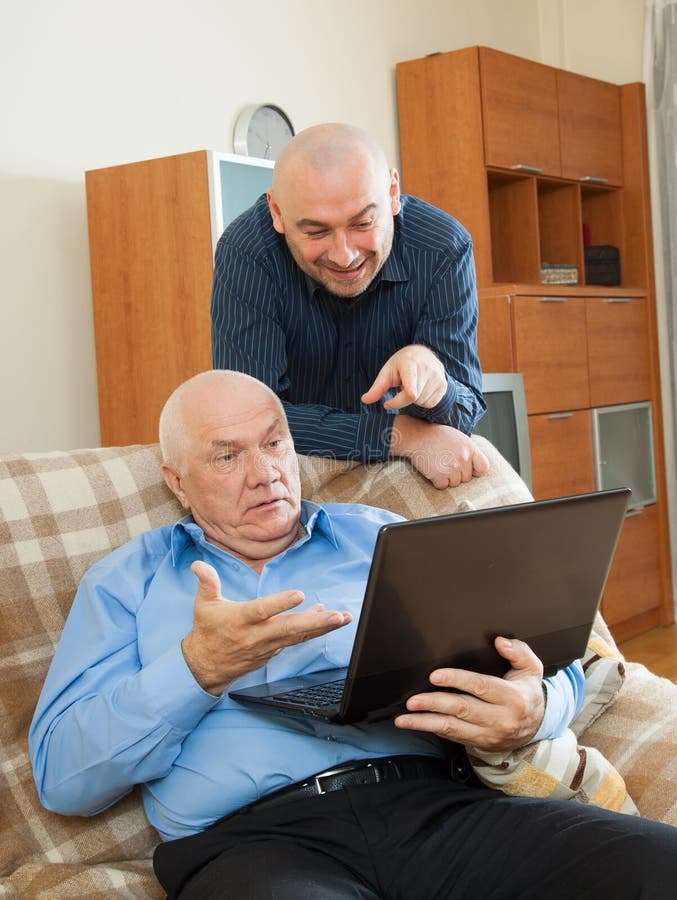 Men using laptop stock photo. Image of adults, male, concepts - 42572990