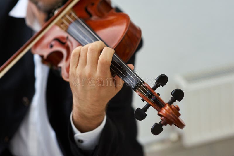 Men Violinist Playing Classical Violin Stock Photo - Image of violin ...