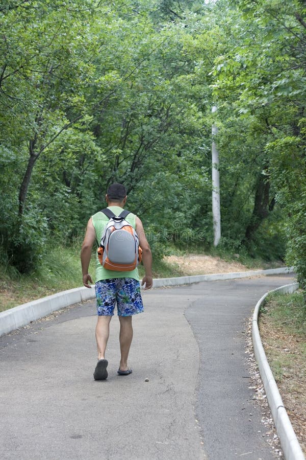 Men Walking In Park Picture. Image: 5879198