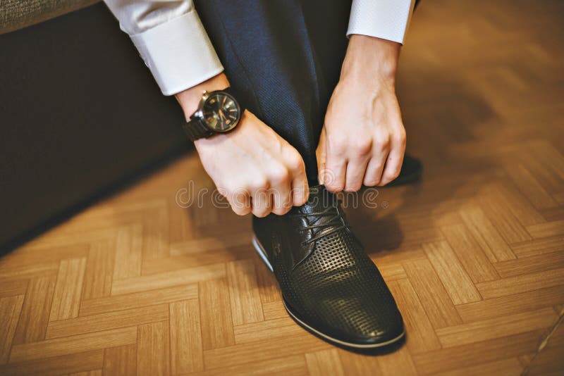 Men Wearing Work Black Boot Stock Image - Image of boots, boot: 71028613