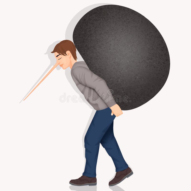 Man Carry Boulder Stock Illustrations – 88 Man Carry Boulder Stock ...