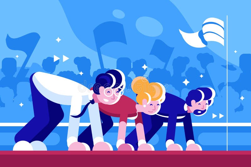 Runner Getting Ready To Start Race Stock Illustrations – 5 Runner ... Runner Getting Ready To Start Race Stock Illustrations – 5 Runner ...