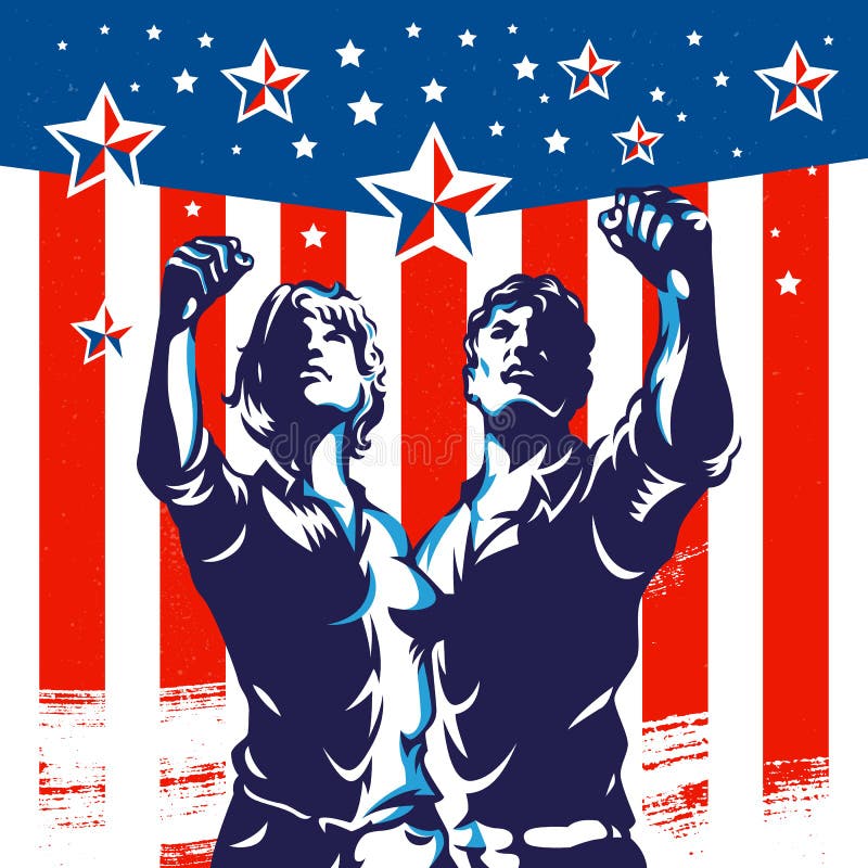 Revolution Poster Man Holding Blank Flag Vector Illustration Stock ... Revolution Poster Man Holding Blank Flag Vector Illustration Stock ...