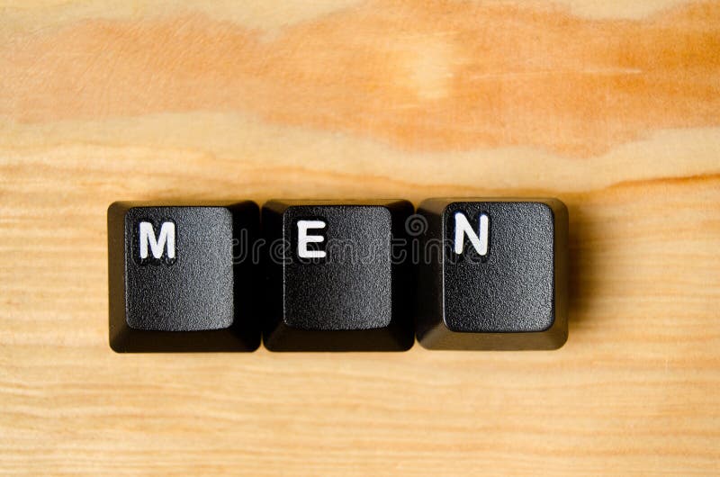 Men word stock image. Image of letters, quote, keyboard - 85382763