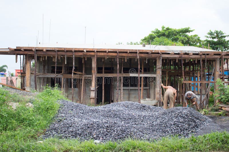 Men at Work after a Hurricane Editorial Stock Image - Image of ...