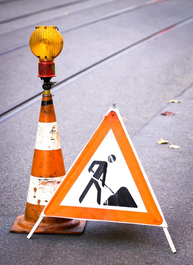 Men at work caution sign stock vector. Illustration of shadow - 19018238