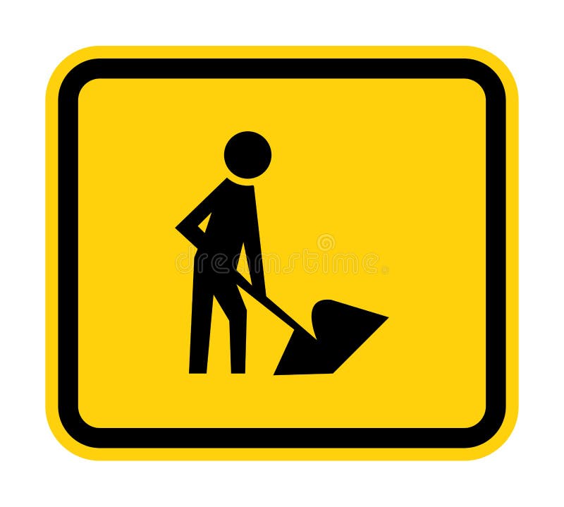 Men at Work Symbol stock illustration. Illustration of work - 9041319