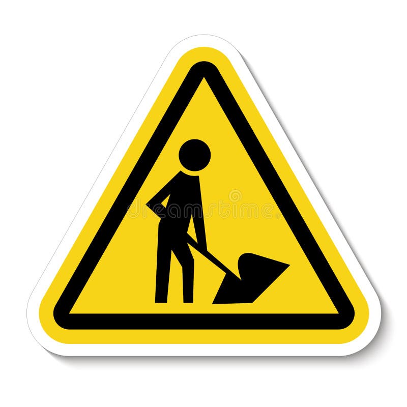 Men at Work Symbol stock illustration. Illustration of work - 9041319