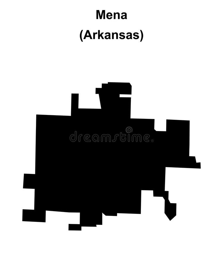 Mena outline map stock vector. Illustration of region - 385907660