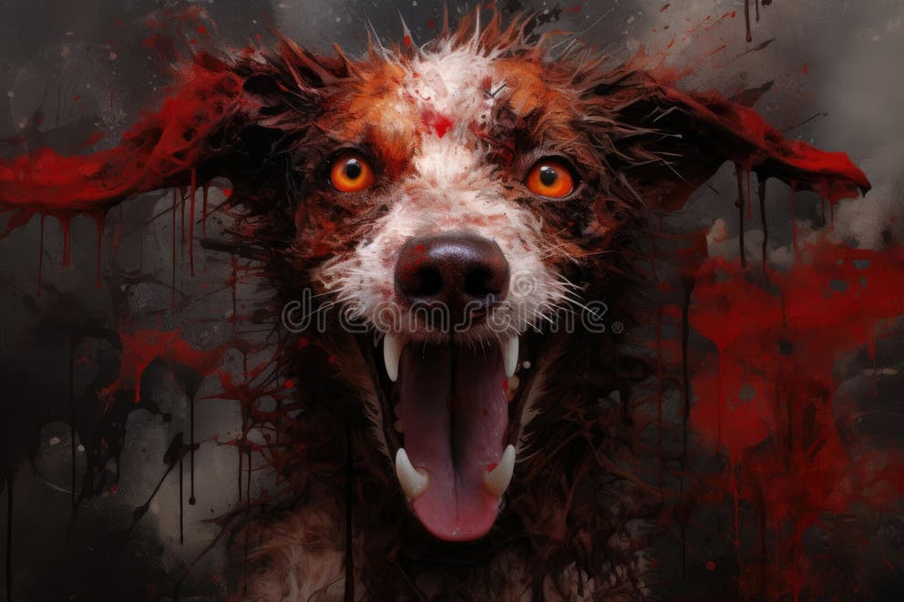 Menacing Beast Unleashed. stock photo. Image of fierce - 287765696