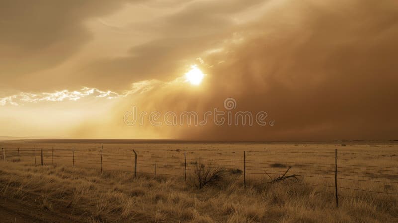 A Menacing Dust Storm Rolls in Engulfing the Sun and Turning the Sky a ...