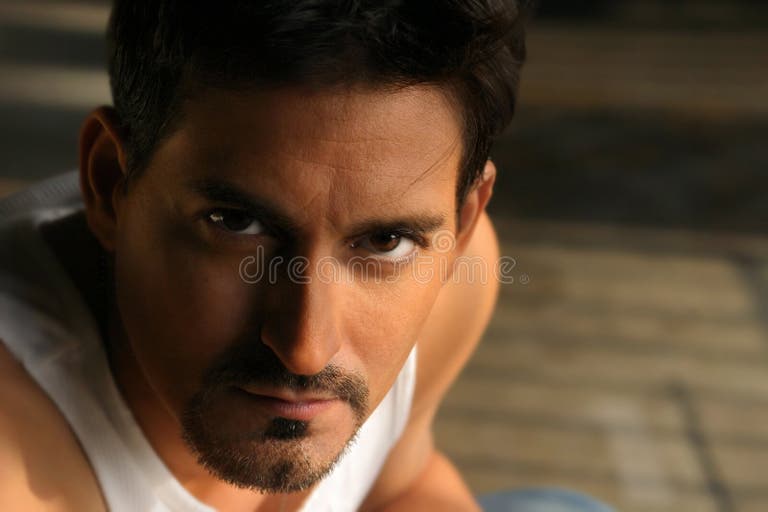 Menacing Man stock photo. Image of black, shadow, tough - 7497976