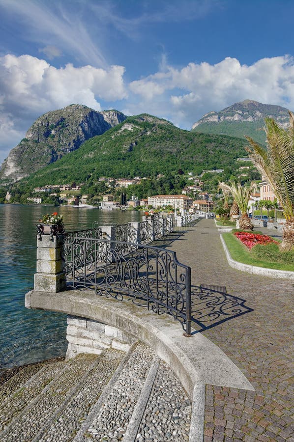 Menaggio at Lake Como,Lombardy,Italy Stock Photo - Image of ferry ...