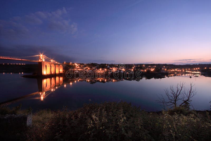 Menai Bridge stock photo. Image of wales, island, irish - 5814076