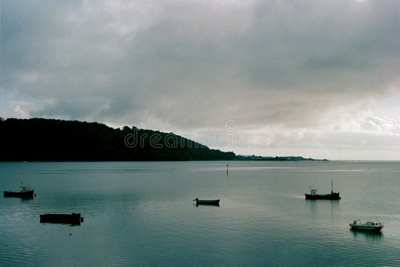 Menai Straits stock photo. Image of sunset, straits, england - 1000120